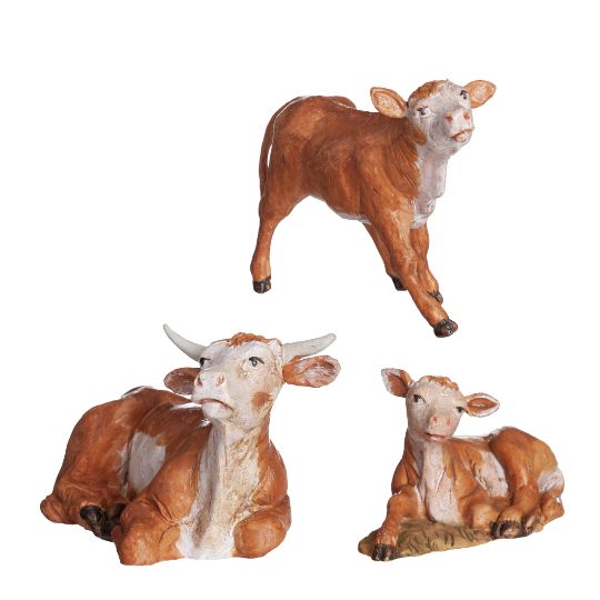 5 Inch Scale Ox Family by Fontanini