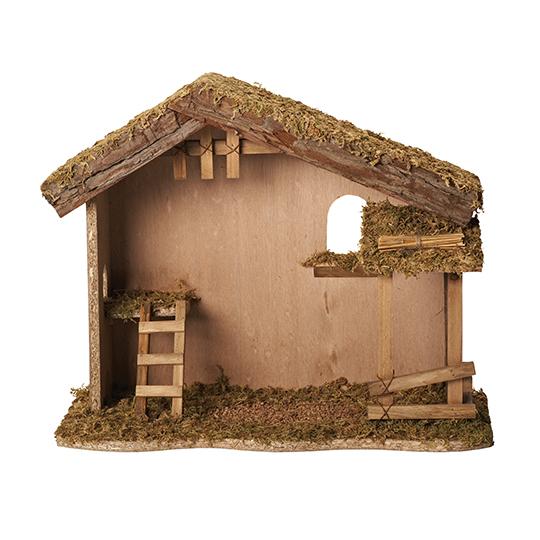 Fontanini 7.5 Inch Scale Nativity Stable Handcrafted Italian Nativity ...