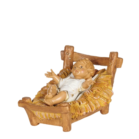12 Inch Scale Jesus with Crib by Fontanini