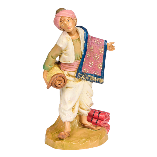 5 Inch Scale Thomas the Rug Merchant by Fontanini